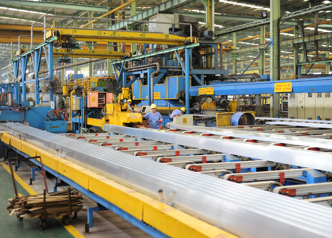 China Langfang Guomei Aluminium Industry Co., Ltd. factory production line