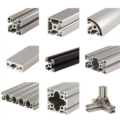 Powder Coated 6063 T5 T6 Aluminum Assembly Line Extrusions